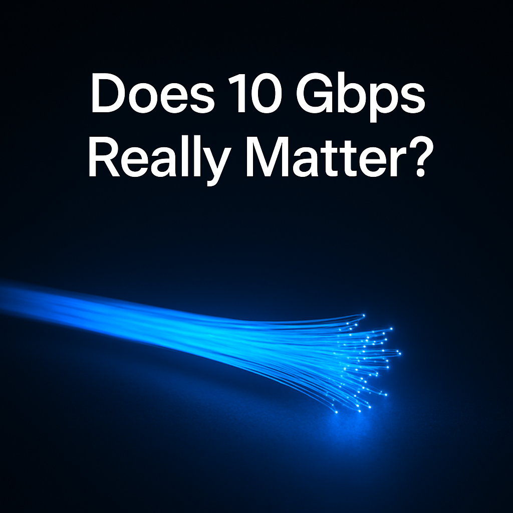 Does 10 Gbps Really Matter? The Truth About Home Broadband
